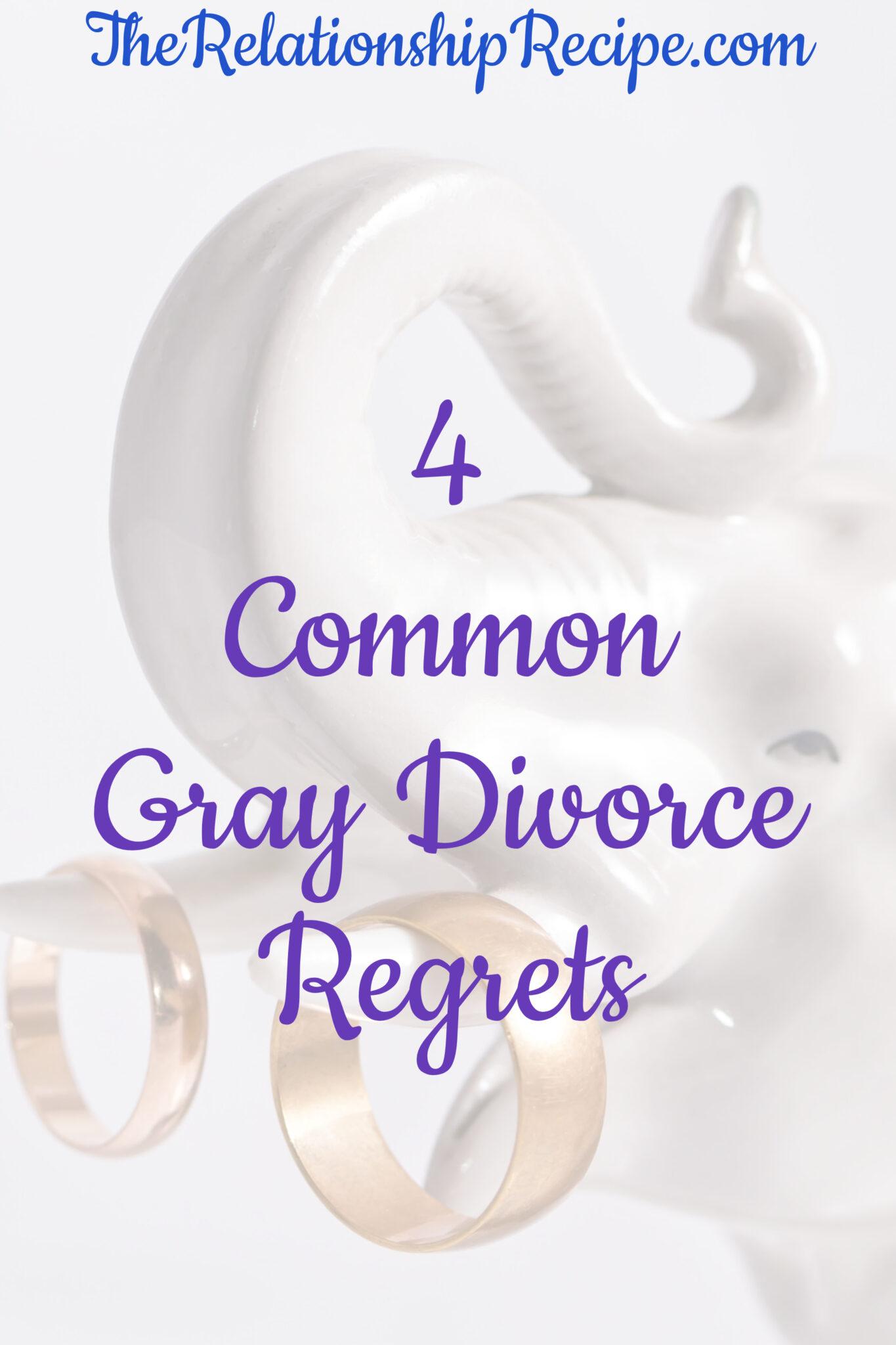 4 Unforeseen Gray Divorce Regrets: Navigating Life’s Unexpected Detour ...