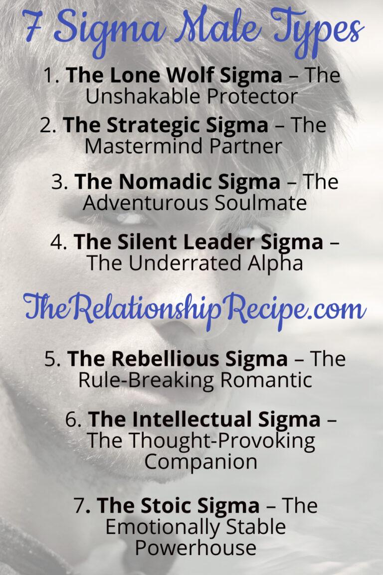 Why These 7 Sigma Male Types Are Incredible Partners